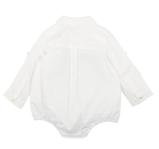 Bebe Jude Shirt Bodysuit - Ivory – Cotmakers