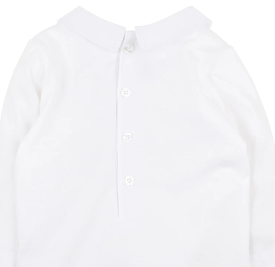 Bebe Collared Bodysuit - Cloud – Cotmakers