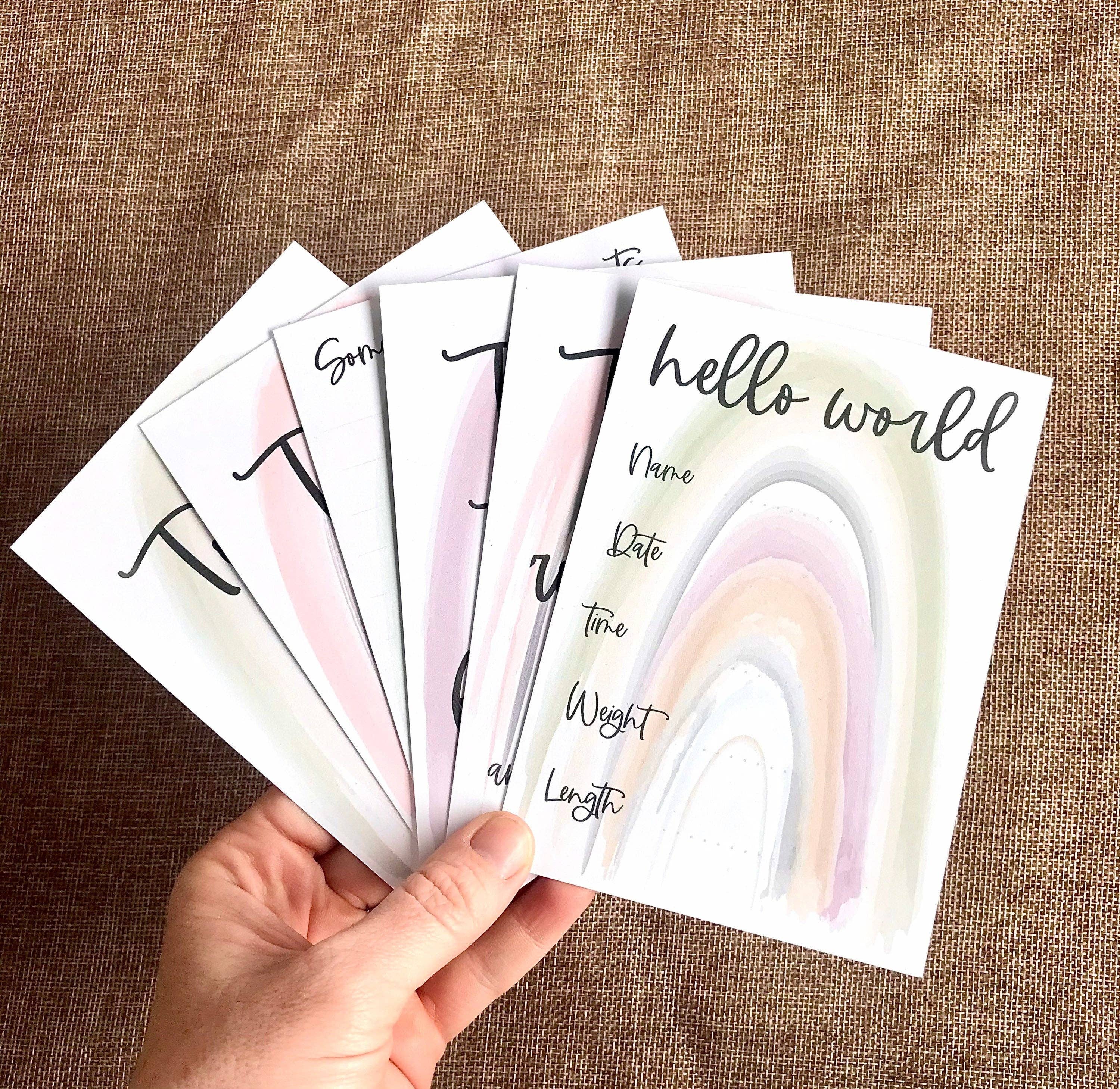 Baby Milestone Cards – Cotmakers