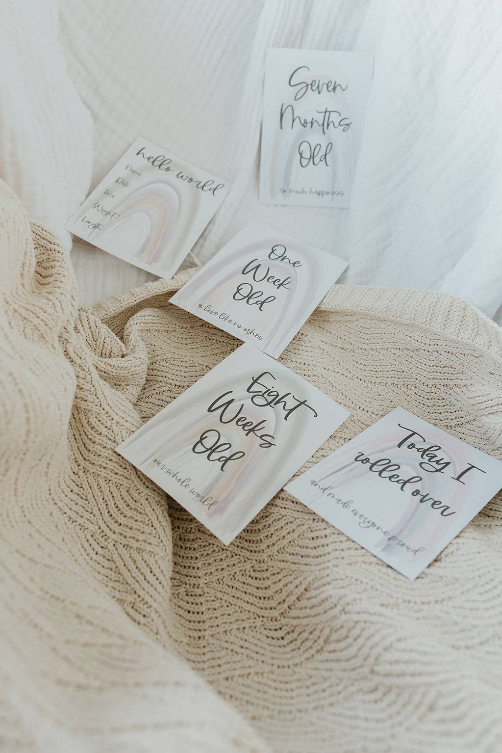 Baby Milestone Cards – Cotmakers