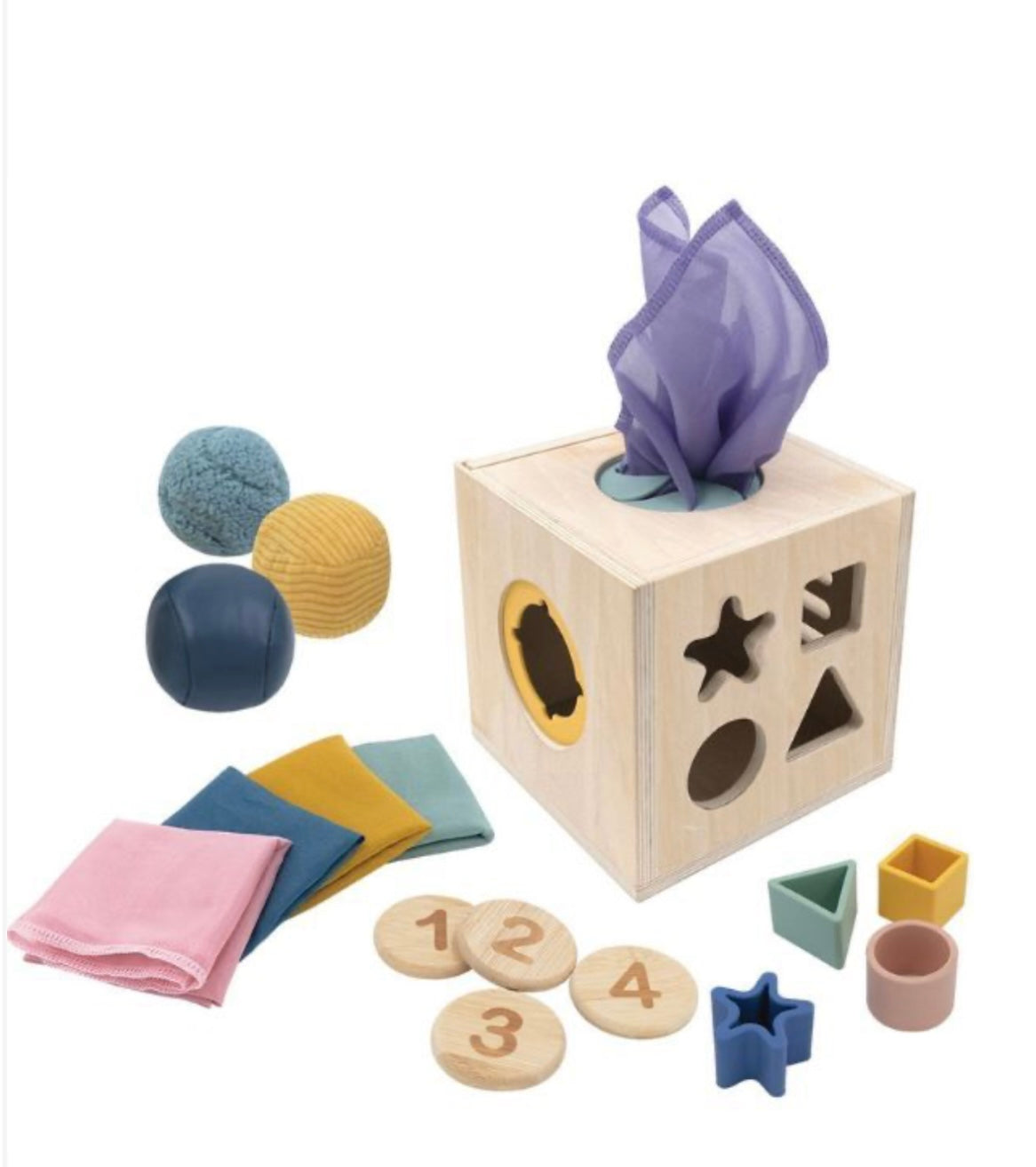 Playground - 4 in 1 Sensory Learning Cube – Cotmakers