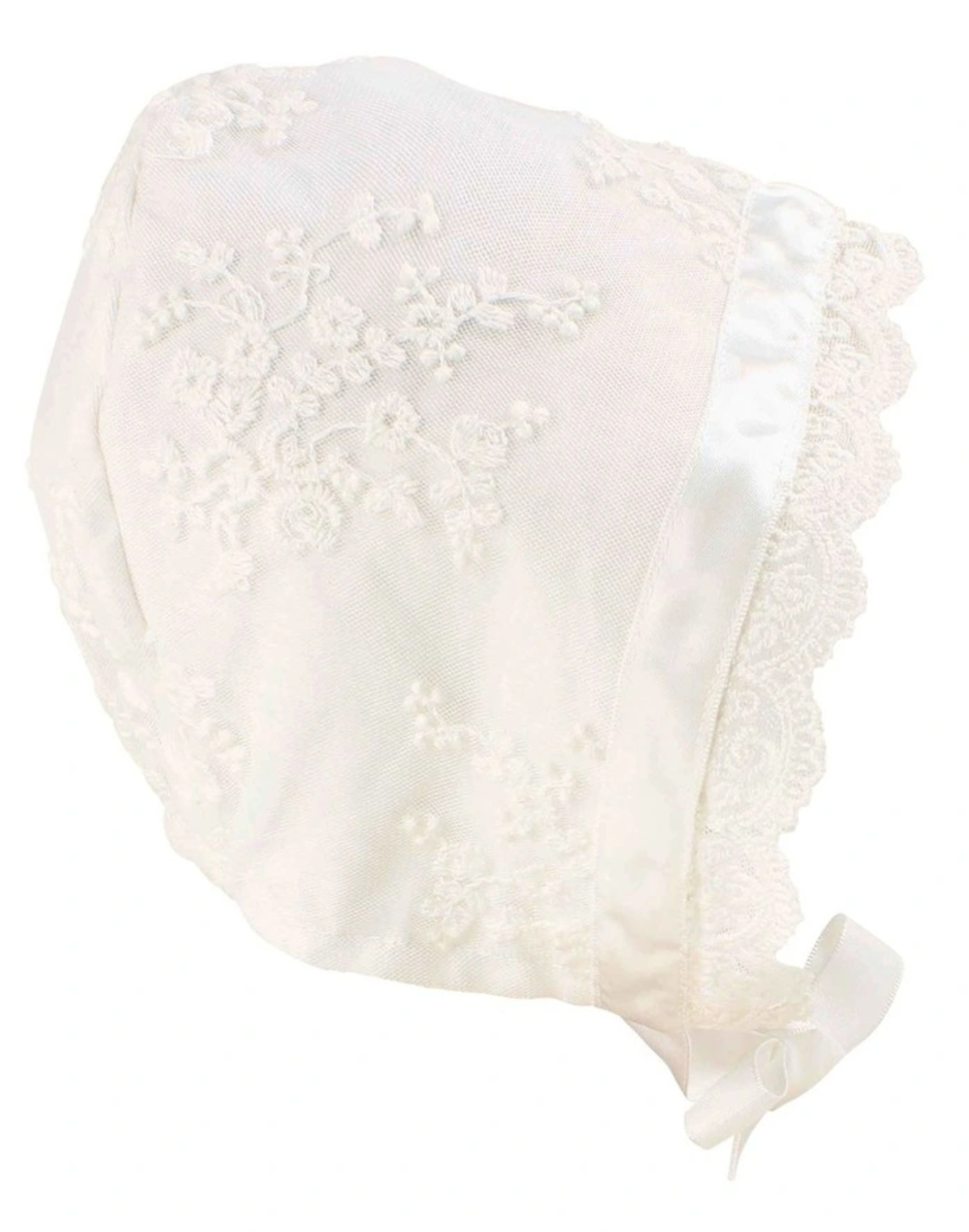 Bebe Lace Bonnet - Ivory – Cotmakers
