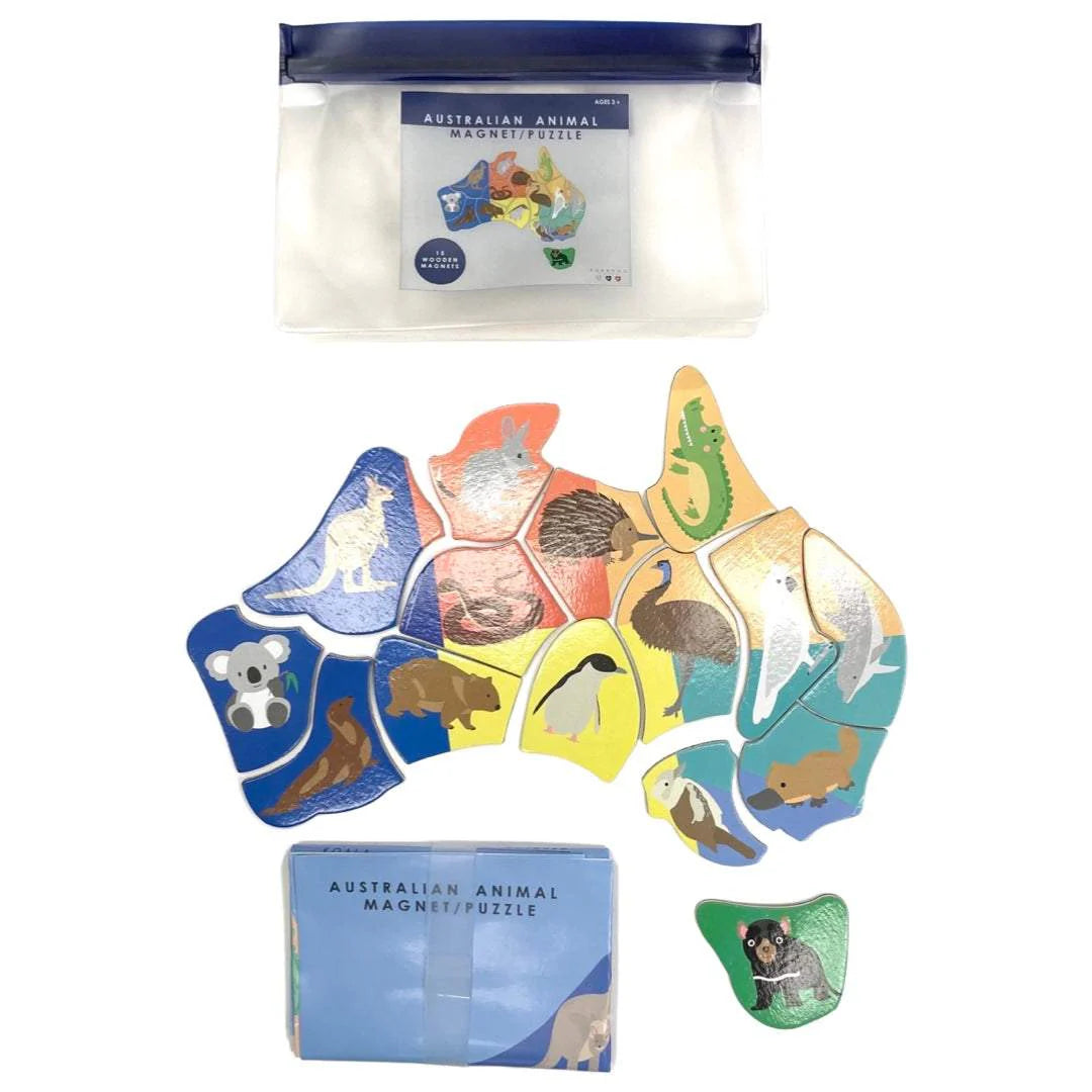 Korango - Aussie Animals Magnets and Puzzle – Cotmakers